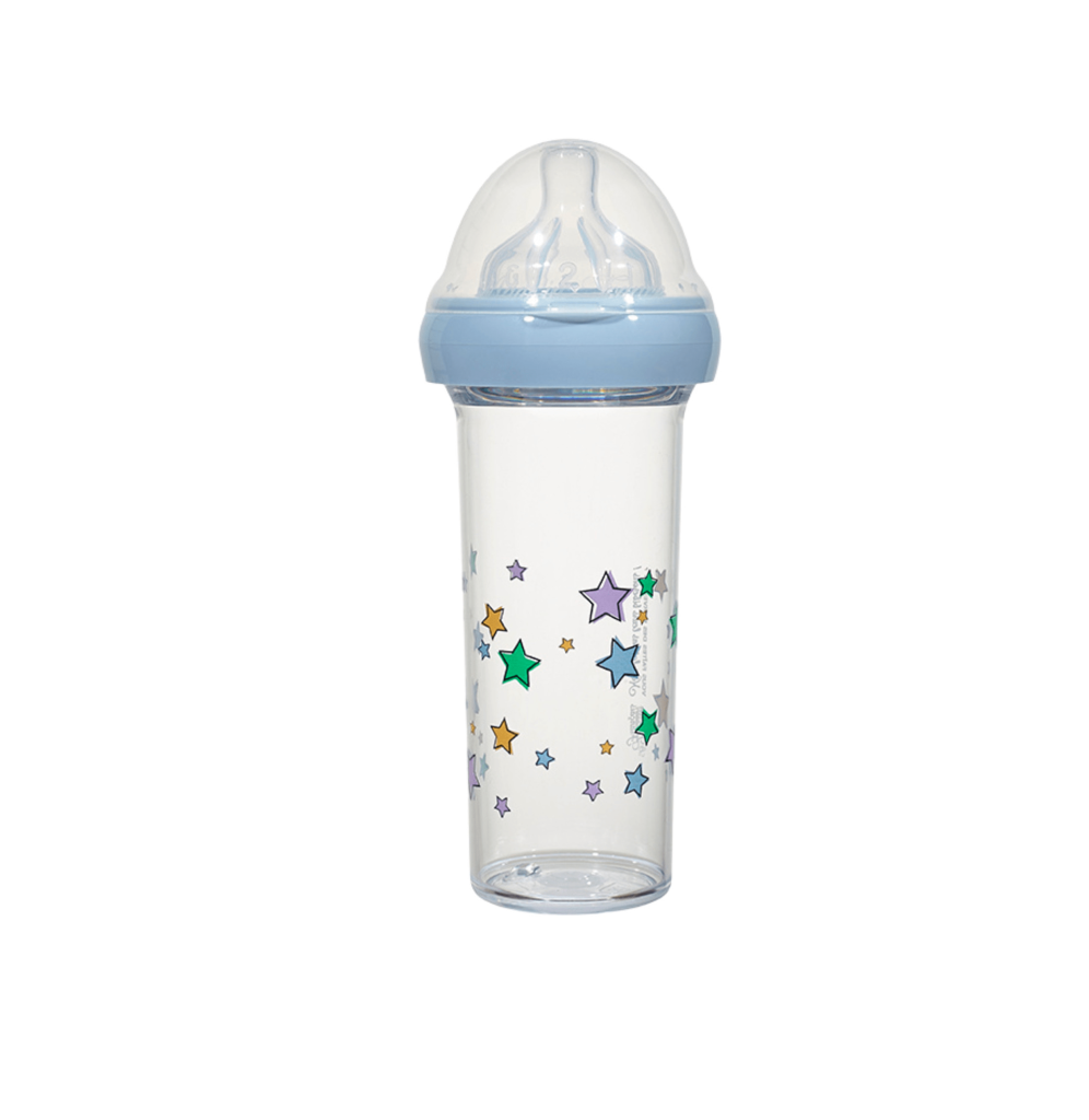 Biberon 210ml ÉTOILES - https://www.iletaitunefois.re