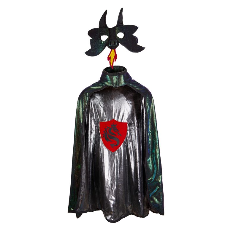 Cape réversible Chevalier/Dragon avec masque - https://www ...