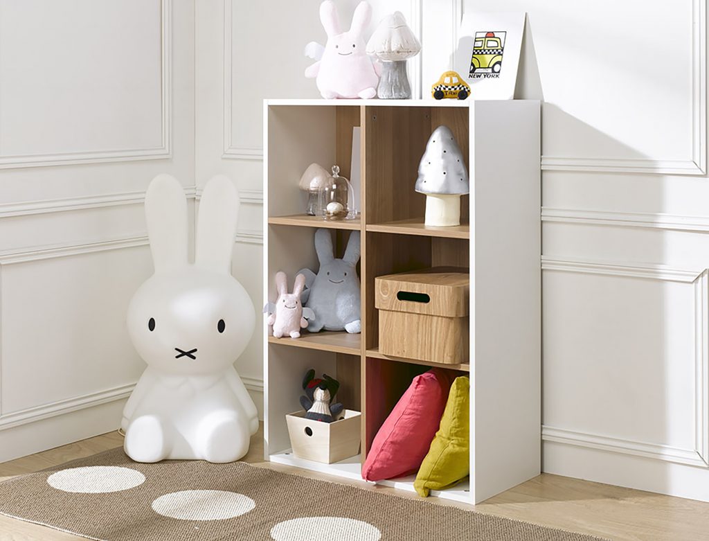 Cubes de rangement modulable Blanc 6 CASES - iletaitunefois201907121659