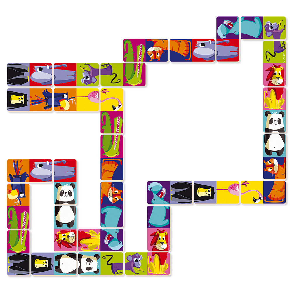 Domino Jungle JEU DE MÉMOIRE