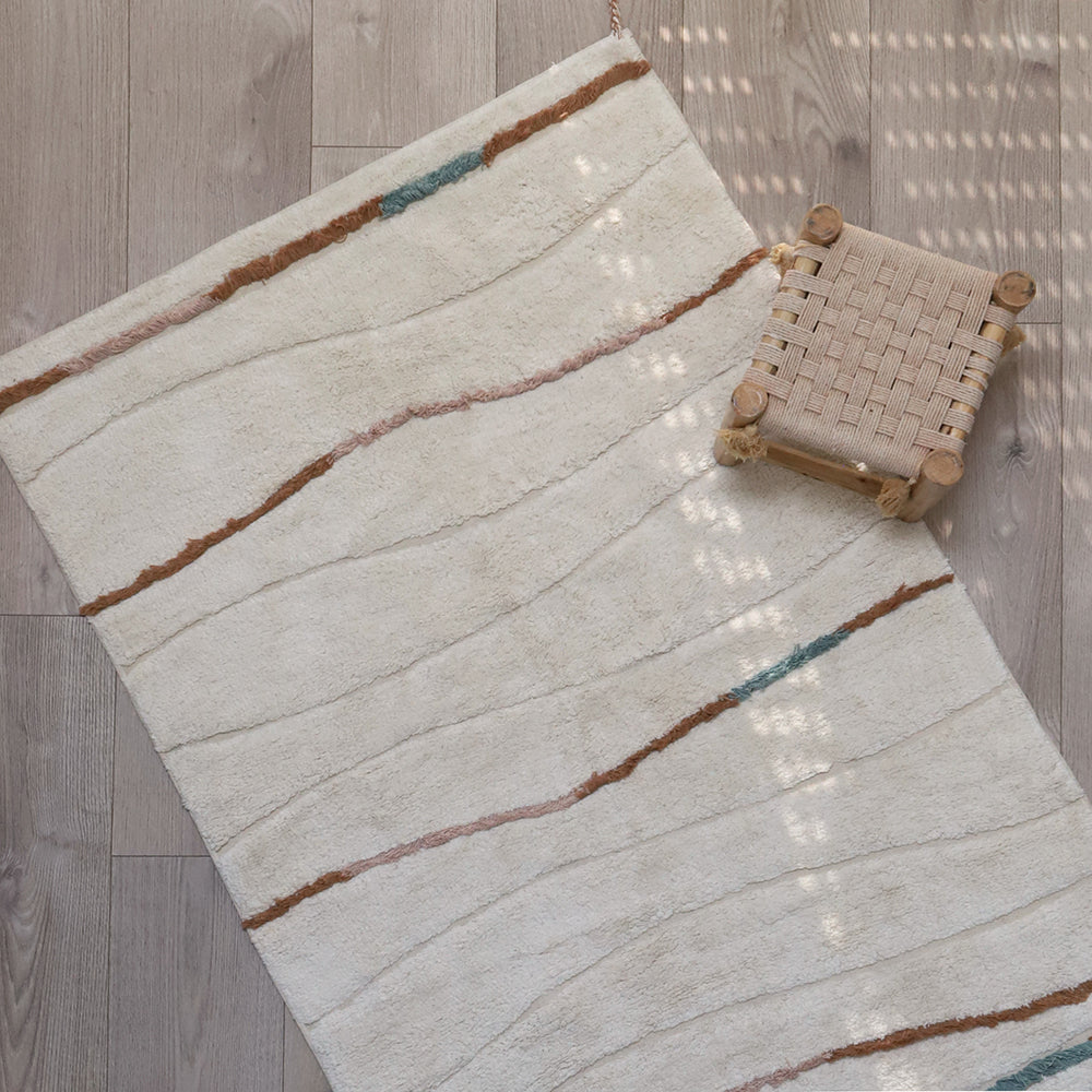 Grand tapis rectangle en coton BOHEME