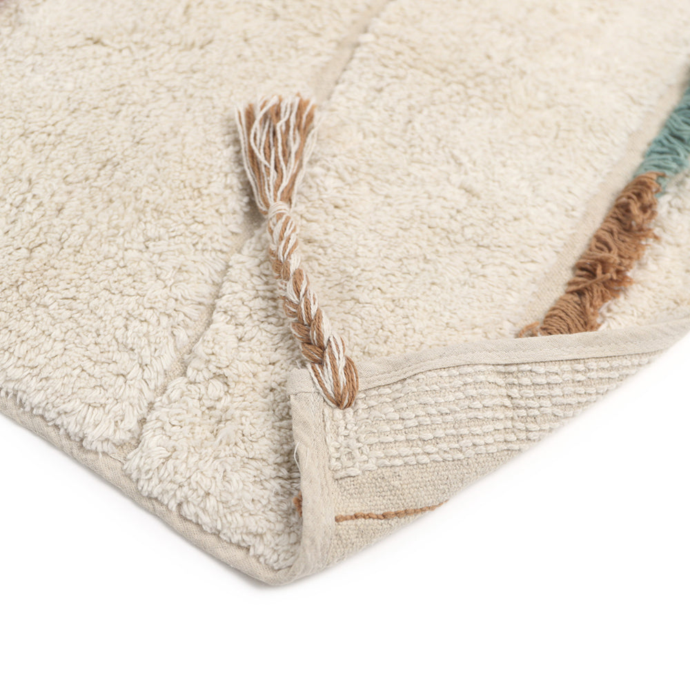 Grand tapis rectangle en coton BOHEME