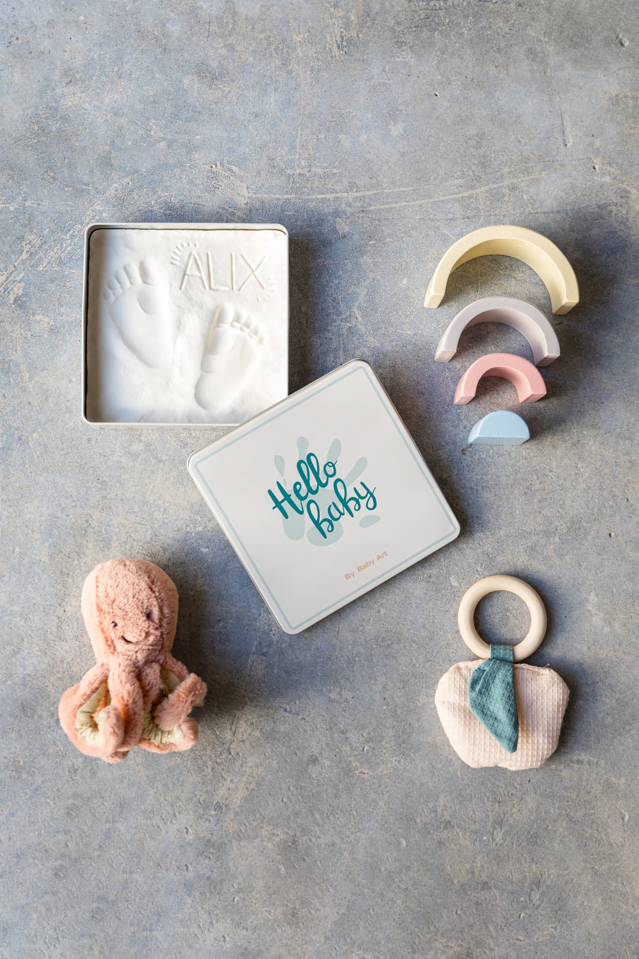 Kit d'empreinte MAGIC BOX HELLO BABY - iletaitunefois201907121659