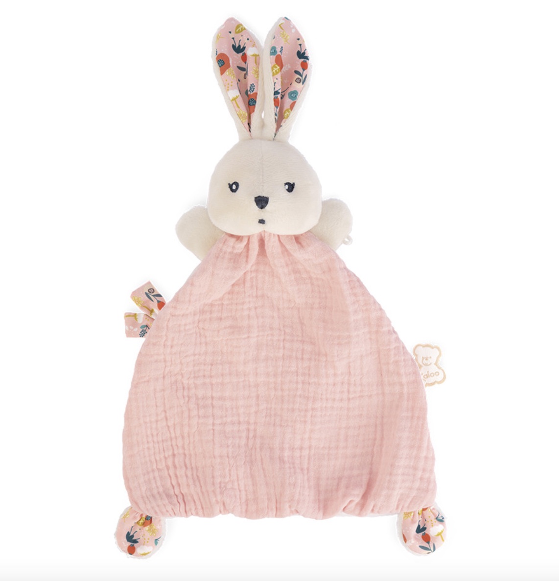 Doudou Lapin rose Coquelicot